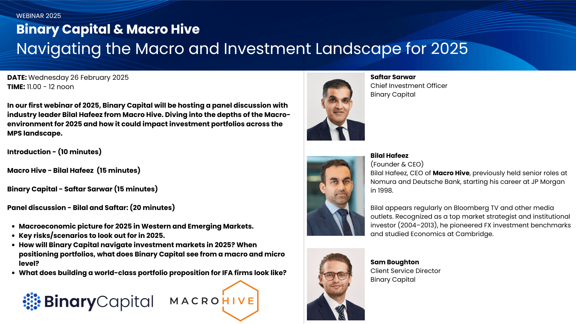 Binary Capital & Macro Hive - Webinar 2025 - Binary Capital